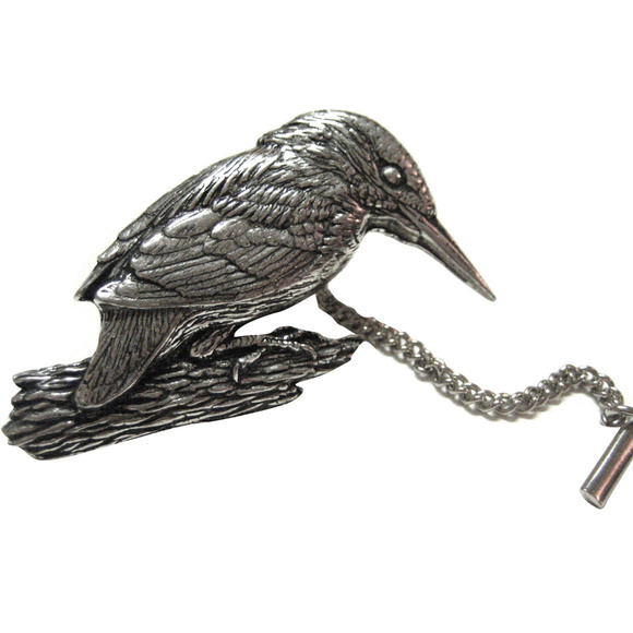 Kiola Designs | Accessories | King Fisher Bird Tie Tack | Poshmark